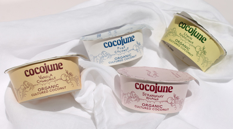 Coconut yogurt in four flavors; Five-seed tahini butter; Eco-conscious ...